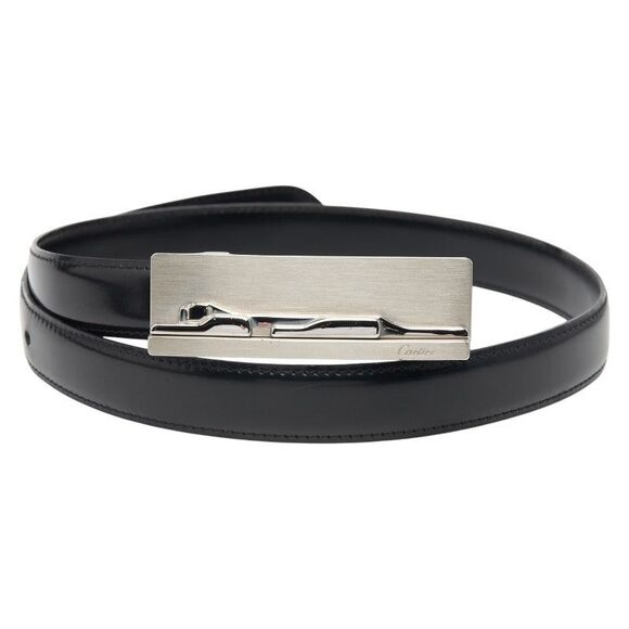 Cartier | Accessories | Cartier Panthere Leather Metal Belt | Poshmark